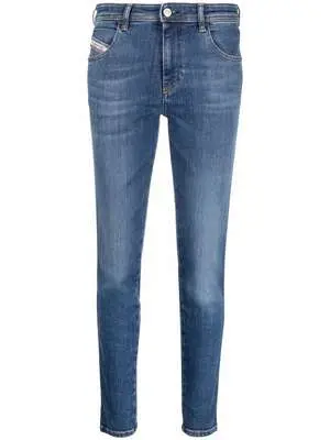DIESEL® Mid-rise Babhila Skinny Jeans - Blue