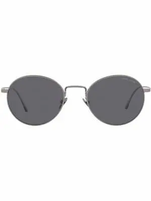 Giorgio Armani Ar6125 Round Frame Sunglasses - Grey