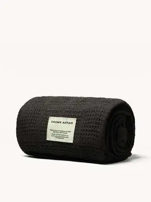 CROWN AFFAIR The Towel - Black