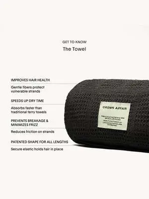 CROWN AFFAIR The Towel - White