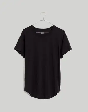 Madewell Whisper Cotton Ribbed Crewneck Tee