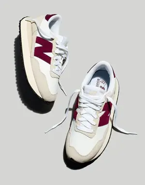 Madewell New Balance® 237 Sneakers White Dark Ember