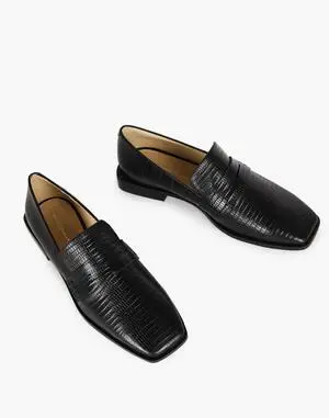 Madewell Intentionally Blank Leather Ohara Loafers