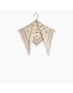 Madewell Organic Cotton Bandana Antique Cream Floral
