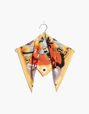 Madewell Organic Cotton Bandana Autumn Gold Multi
