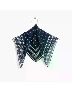 Madewell Organic Cotton Bandana Bengali Indigo Squares