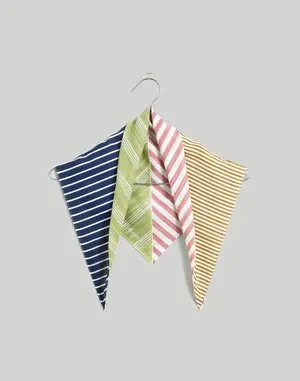 Madewell Organic Cotton Bandana Blanched Olive