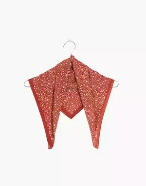 Madewell Organic Cotton Bandana Burnished Rust