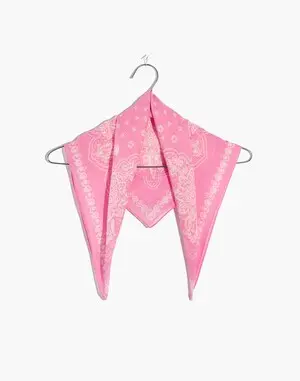Madewell Organic Cotton Bandana Candy Pink