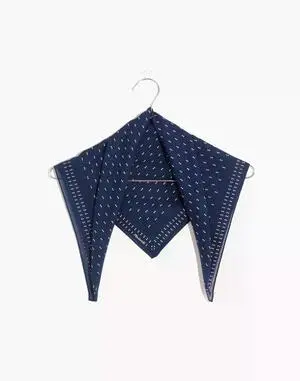 Madewell Organic Cotton Bandana Classic Indigo