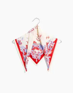 Madewell Organic Cotton Bandana Cloud Lining Multi