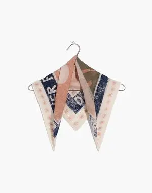 Madewell Organic Cotton Bandana Craftsman Blue