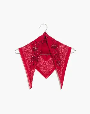 Madewell Organic Cotton Bandana Cranberry Multi