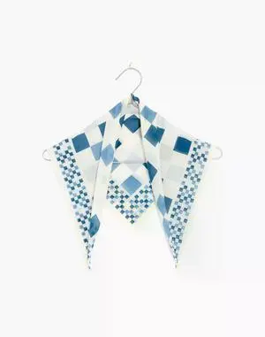 Madewell Organic Cotton Bandana Distant Ocean