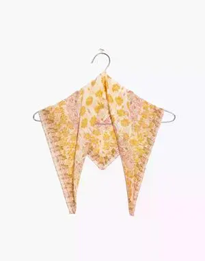 Madewell Organic Cotton Bandana Egyptian Gold Multi