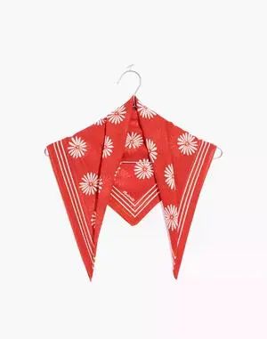Madewell Organic Cotton Bandana Etruscan Clay Multi