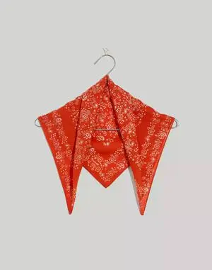 Madewell Organic Cotton Bandana Fresh Chili