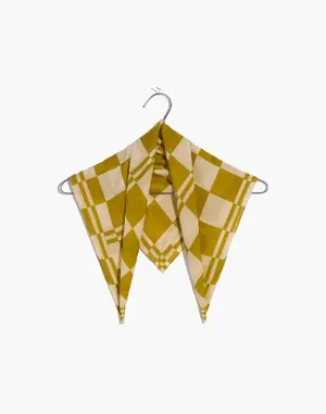 Madewell Organic Cotton Bandana Gilded Chartreuse