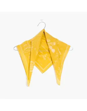 Madewell Organic Cotton Bandana Golden Apple,cream,burg
