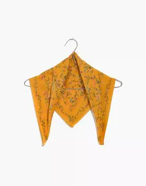 Madewell Organic Cotton Bandana Greek Gold Multi