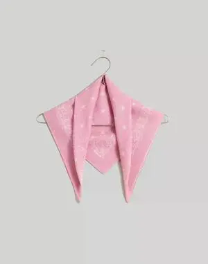 Madewell Organic Cotton Bandana Heather Guava