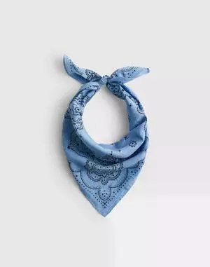 Madewell Organic Cotton Bandana Heritage Blue