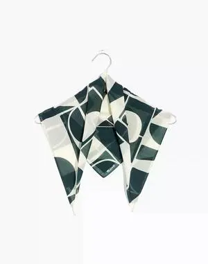 Madewell Organic Cotton Bandana Midnight Green