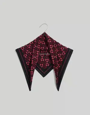 Madewell Organic Cotton Bandana Mulberry Wine