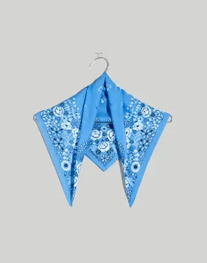 Madewell Organic Cotton Bandana Oasis Blue