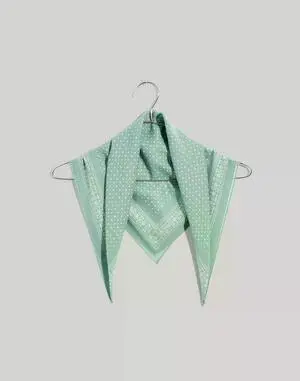 Madewell Organic Cotton Bandana Pale Eucalyptus