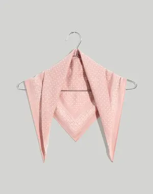Madewell Organic Cotton Bandana Pale Thistle