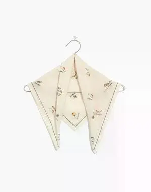 Madewell Organic Cotton Bandana Pearl Ivory Multi