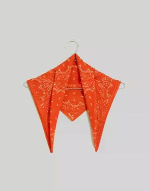 Madewell Organic Cotton Bandana Roasted Squash