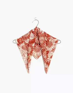 Madewell Organic Cotton Bandana Rusty Torch Multi