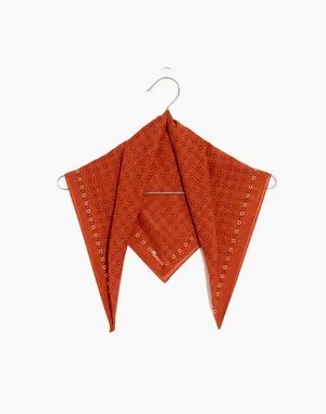 Madewell Organic Cotton Bandana Rusty Torch