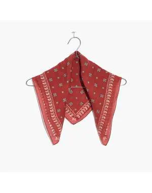 Madewell Organic Cotton Bandana Spiced Rose