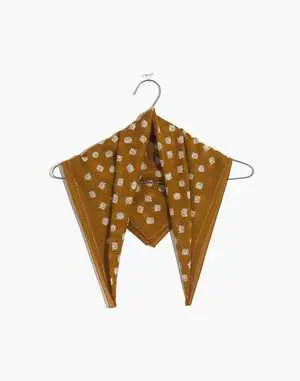 Madewell Organic Cotton Bandana Stained Mahogany Multi