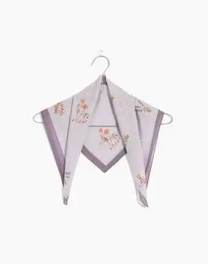 Madewell Organic Cotton Bandana Sundrenched Lilac Multi