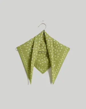 Madewell Organic Cotton Bandana Sweet Pine