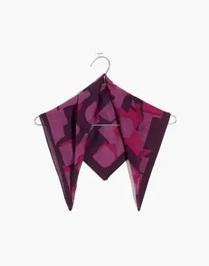 Madewell Organic Cotton Bandana True Aubergine