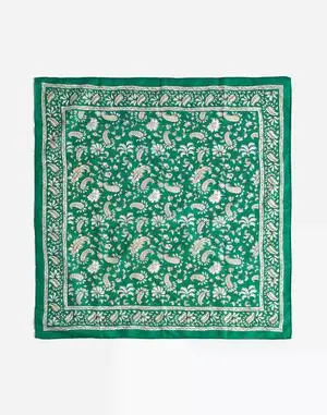 Madewell Organic Cotton Bandana Verdant Green