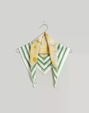 Madewell Organic Cotton Bandana Versailles Green