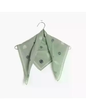 Madewell Organic Cotton Bandana Washed Olive