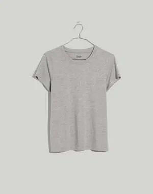 Madewell Northside Vintage Tee - Light Hthr Grey