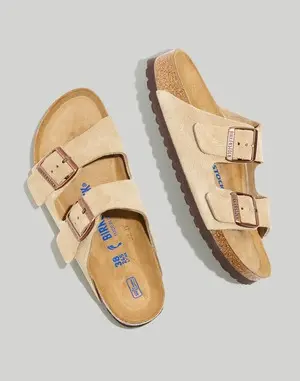 Madewell Arizona Soft Footbed Sandals - Taupe