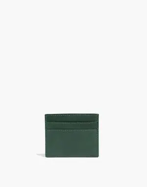 Madewell The Leather Card Case Forest