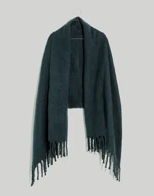 Madewell (Re)sourced Oversized Scarf Midnight Green
