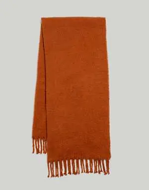 Madewell (Re)sourced Oversized Scarf Warm Nutmeg