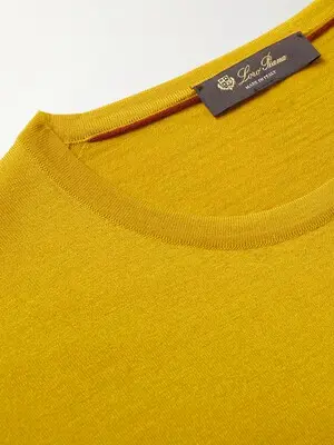 Loro Piana Wish Virgin Wool Sweater - Yellow
