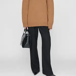 ANINE BING Rosie Sweater - Grey Camel